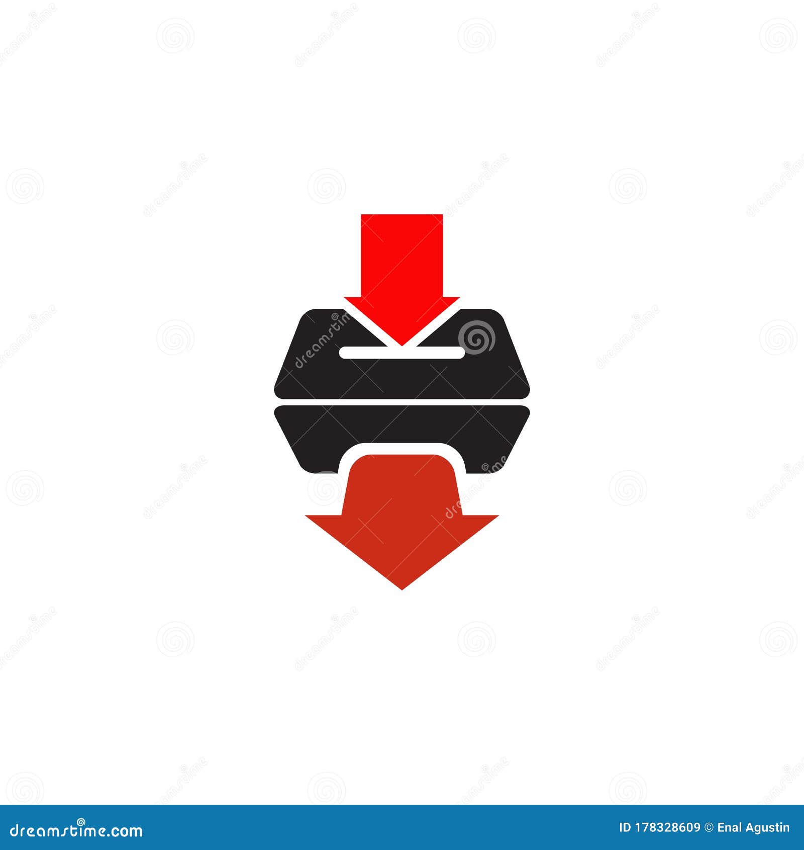 Printer Icon Logo Design Template Stock Vector - Illustration of ...