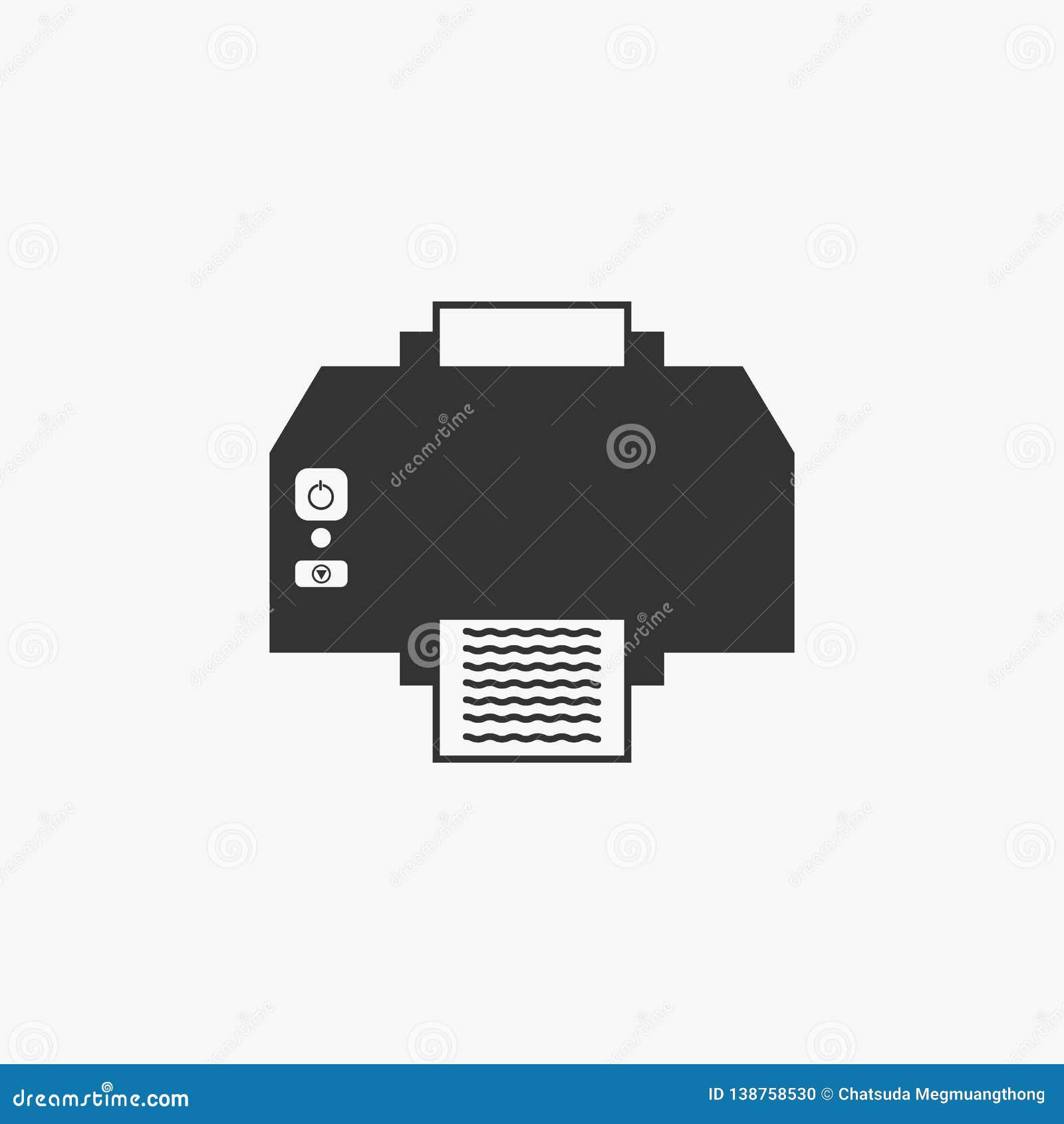 Printer Icon, Printery, Print, Accessories Stock Vector - Illustration ...