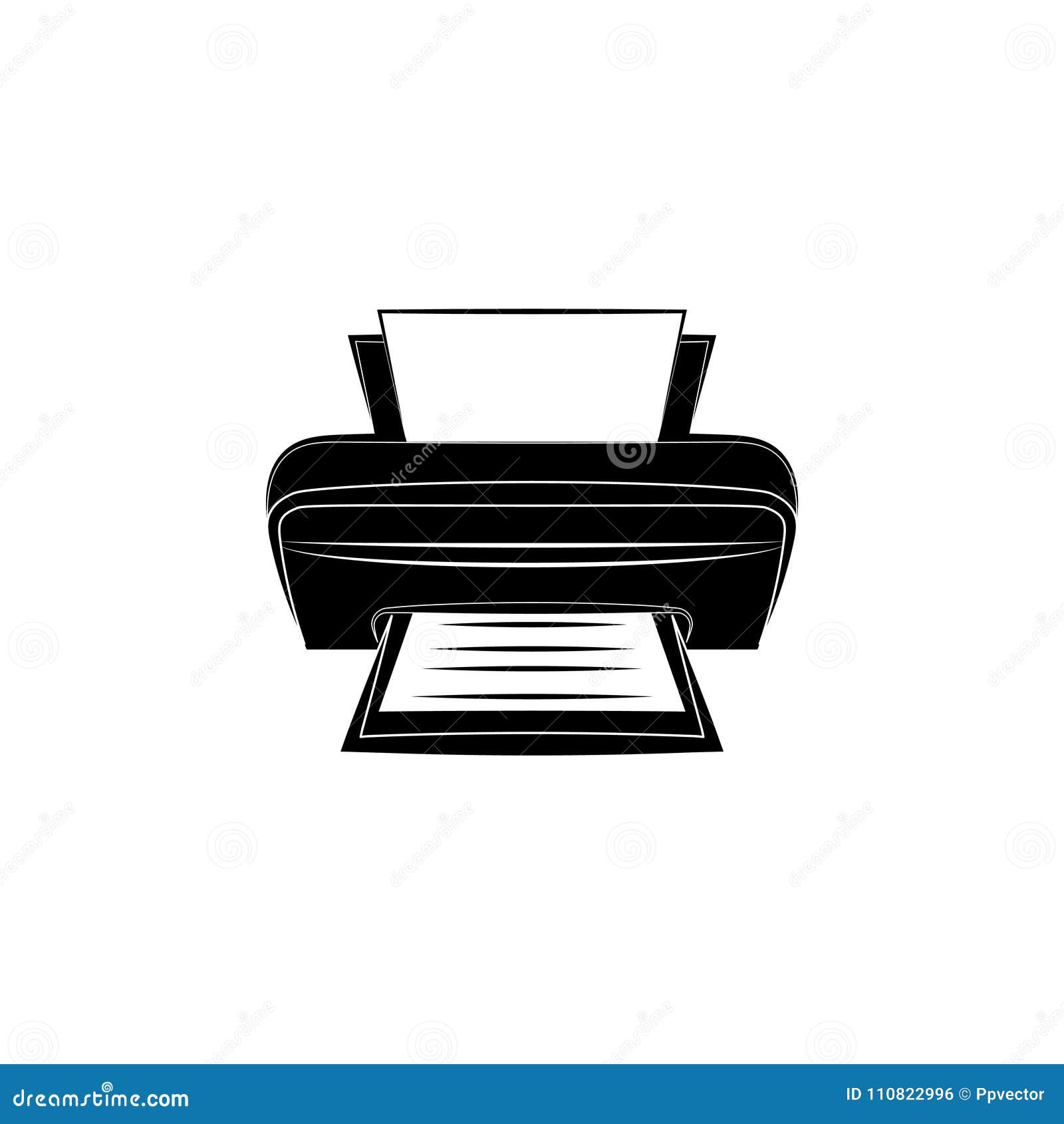 Printer icon symbol sign stock illustration. Illustration of office ...