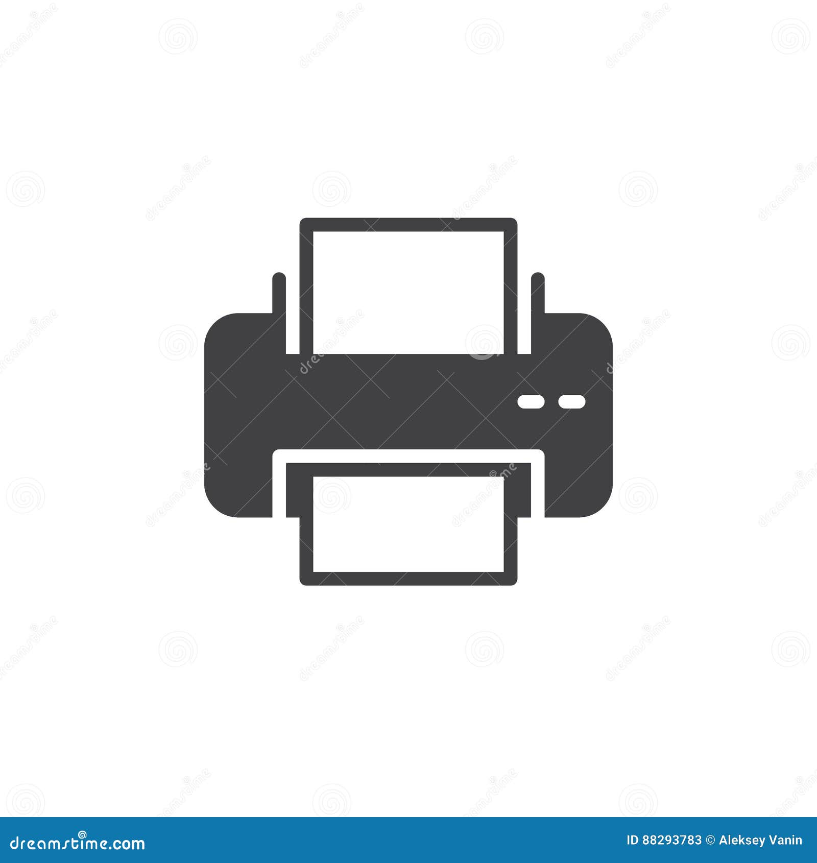 3d Printer Icon Vector Isolated On White Background, 3d Printer Sign ...