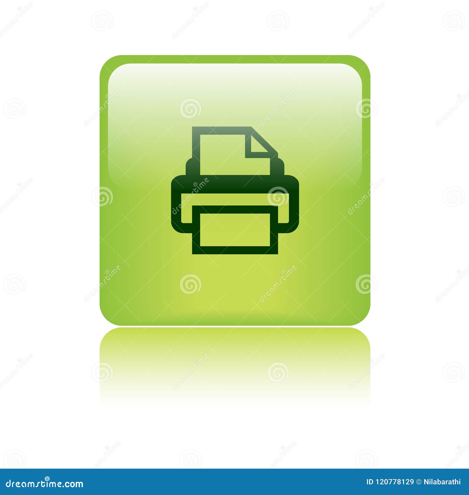 Printouts Icon Set In Cartoon Style Vector Illustration | CartoonDealer ...