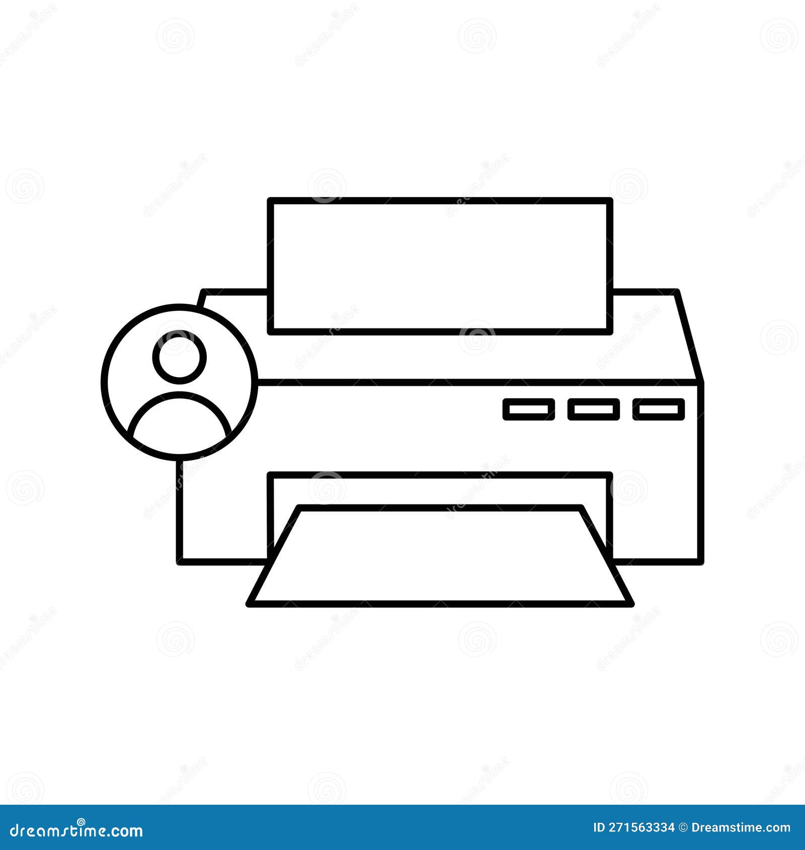 Printer, Image, Photography, Image Printer Icon Stock Vector ...