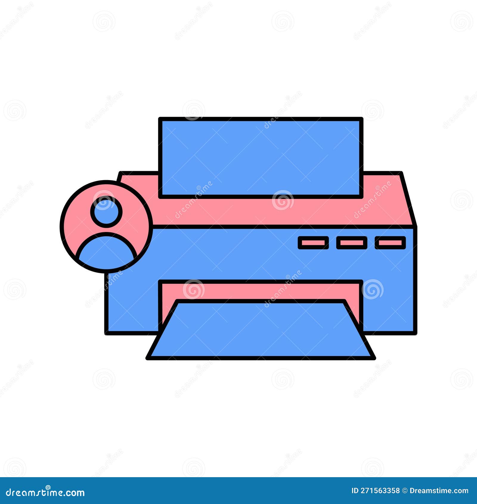 Printer, Image, Photography, Image Printer Icon Stock Vector ...