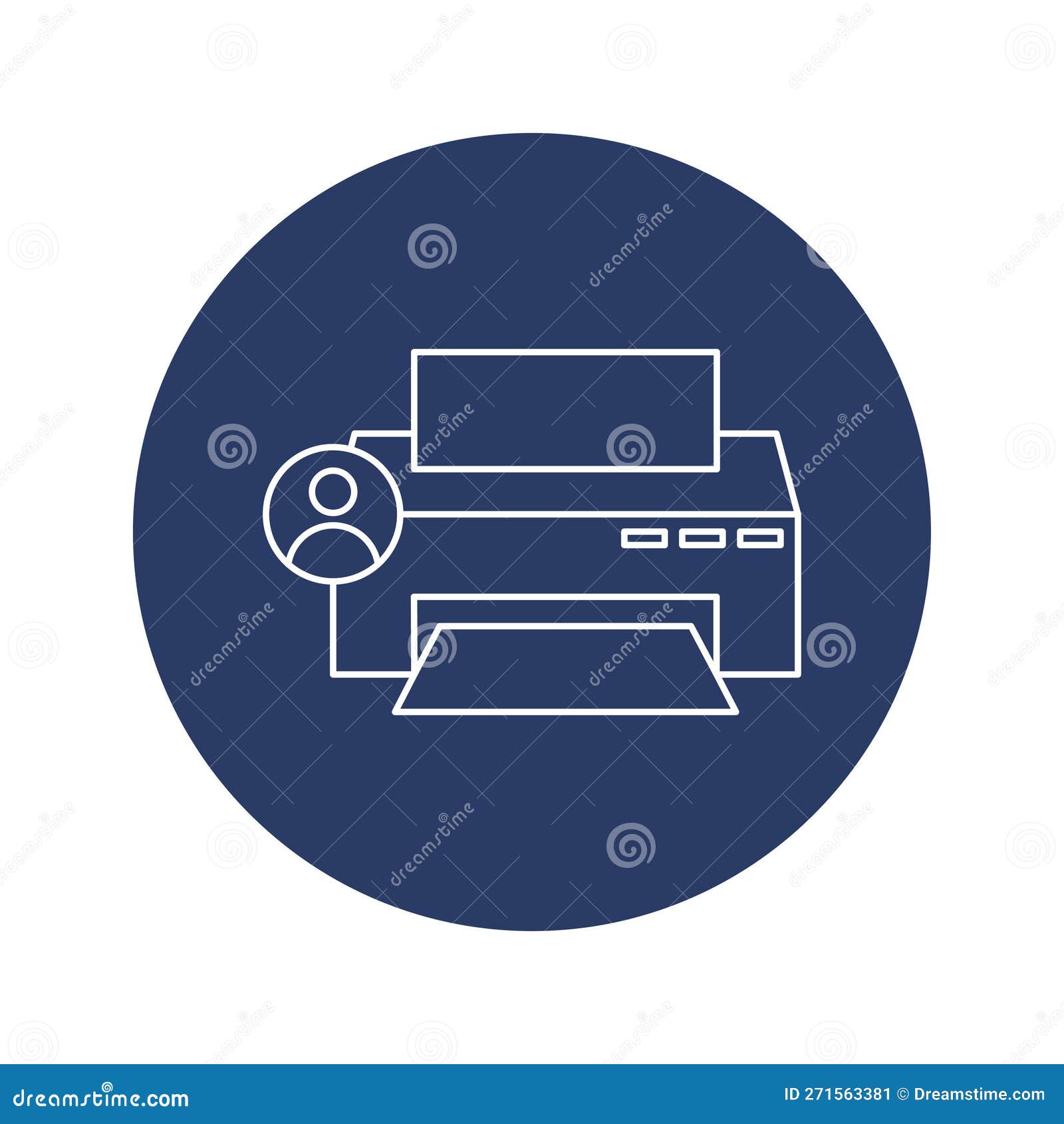 Printer, Image, Photography, Image Printer Icon Stock Vector ...