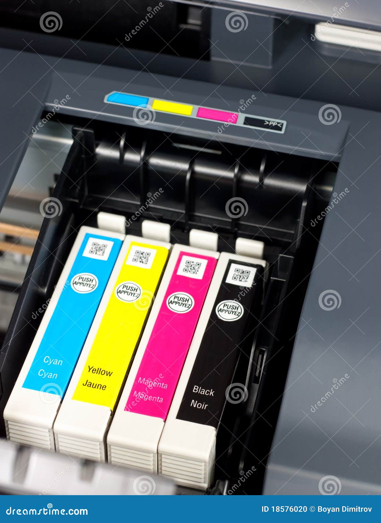 Printer ink stock photo. Image of printer, colour, plastic - 18576020
