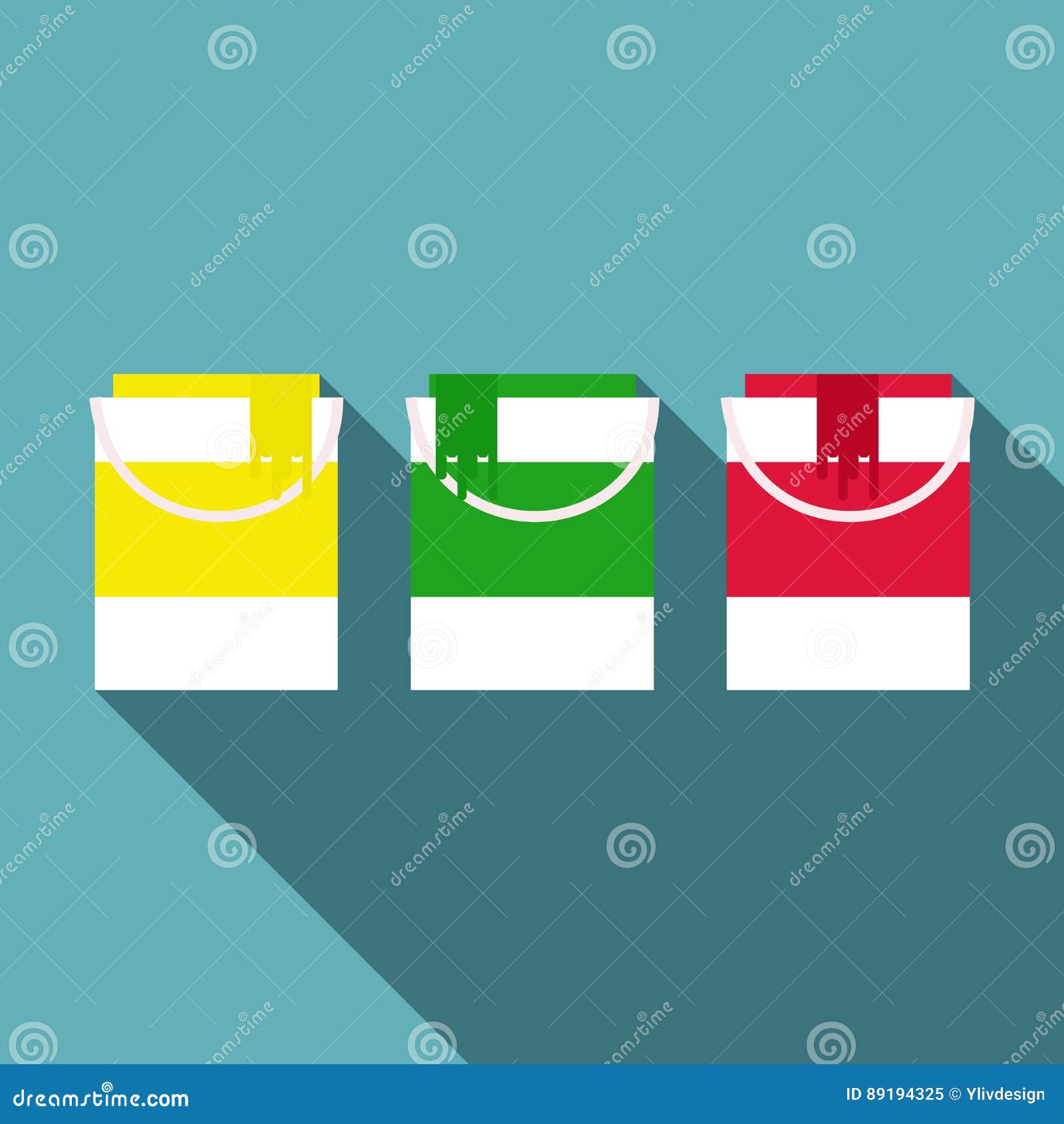 Printer Ink Icon, Flat Style Stock Vector - Illustration of creative ...