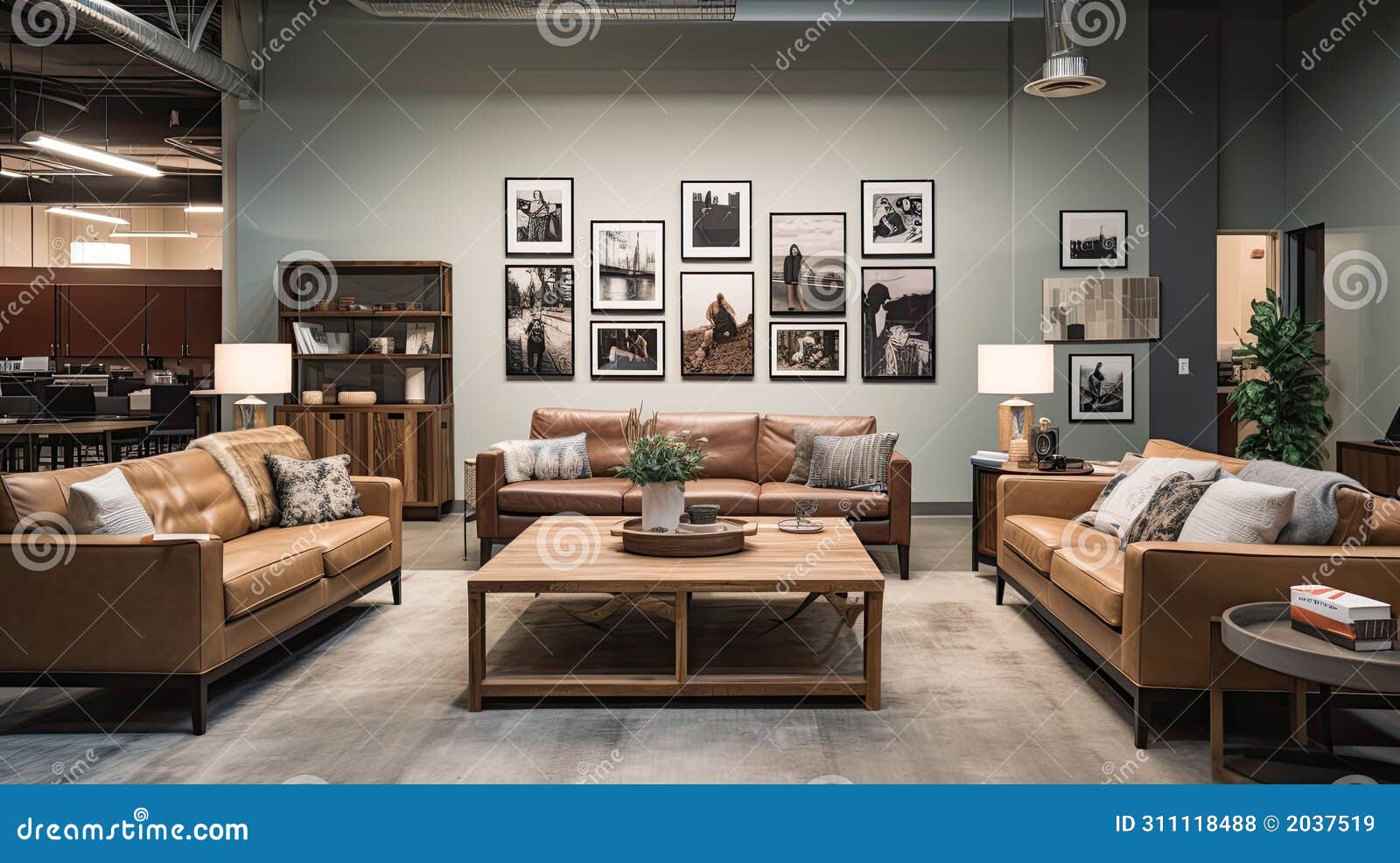 Printer Interior Office Building Stock Illustration - Illustration of ...