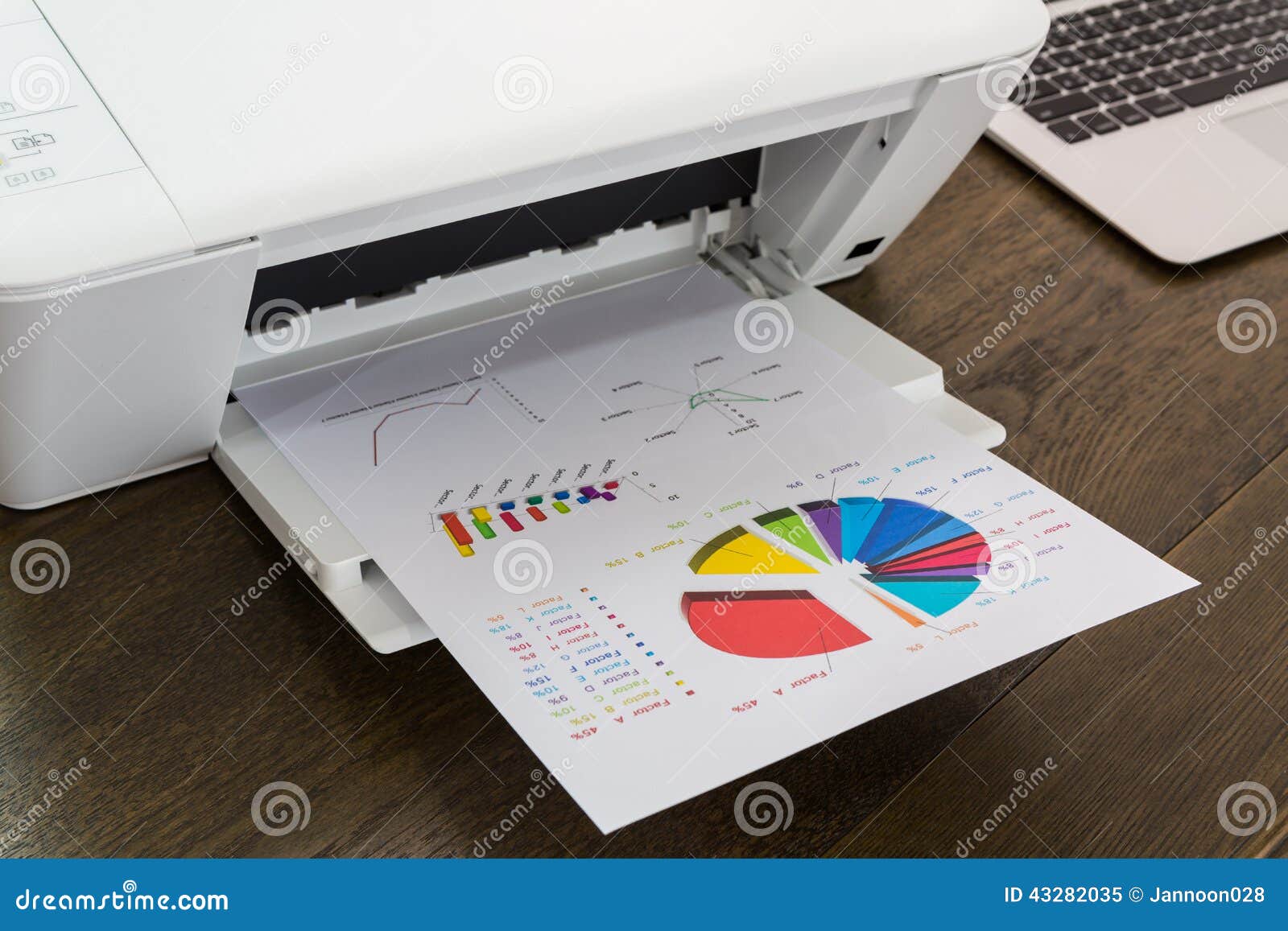 Printer and Laptop stock image. Image of device, apparatus - 43282035
