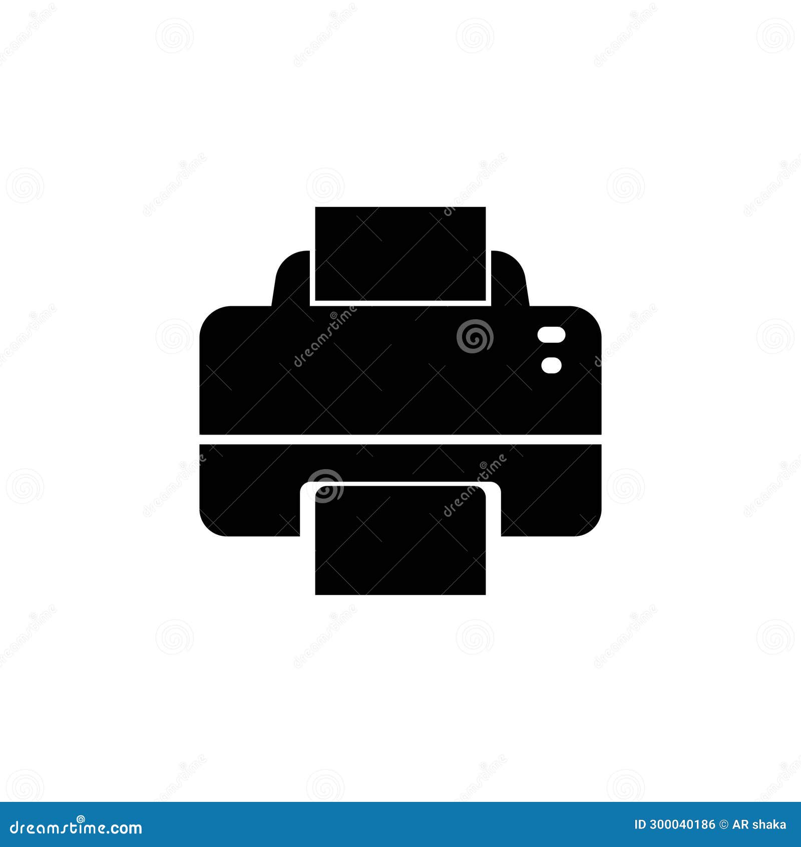 Printer Machine Icon Logo Vector Design Template Stock Illustration ...