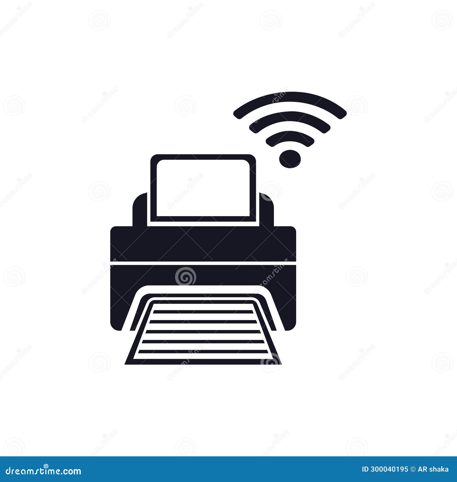 Printer Machine Icon Logo Vector Design Template Stock Vector ...