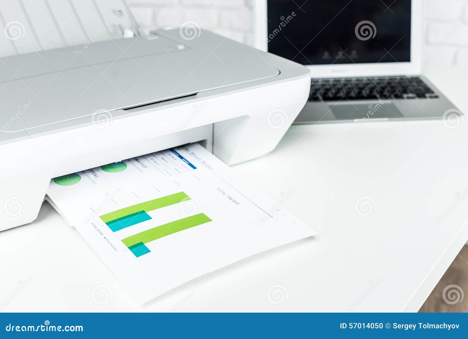 Printer, office interior stock photo. Image of place - 57014050