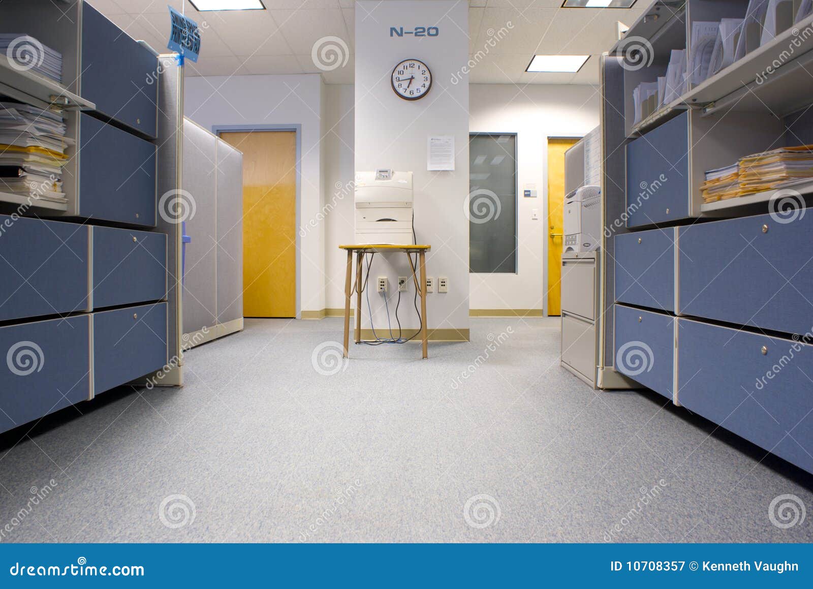 Printer in Office Space stock image. Image of employment - 10708357