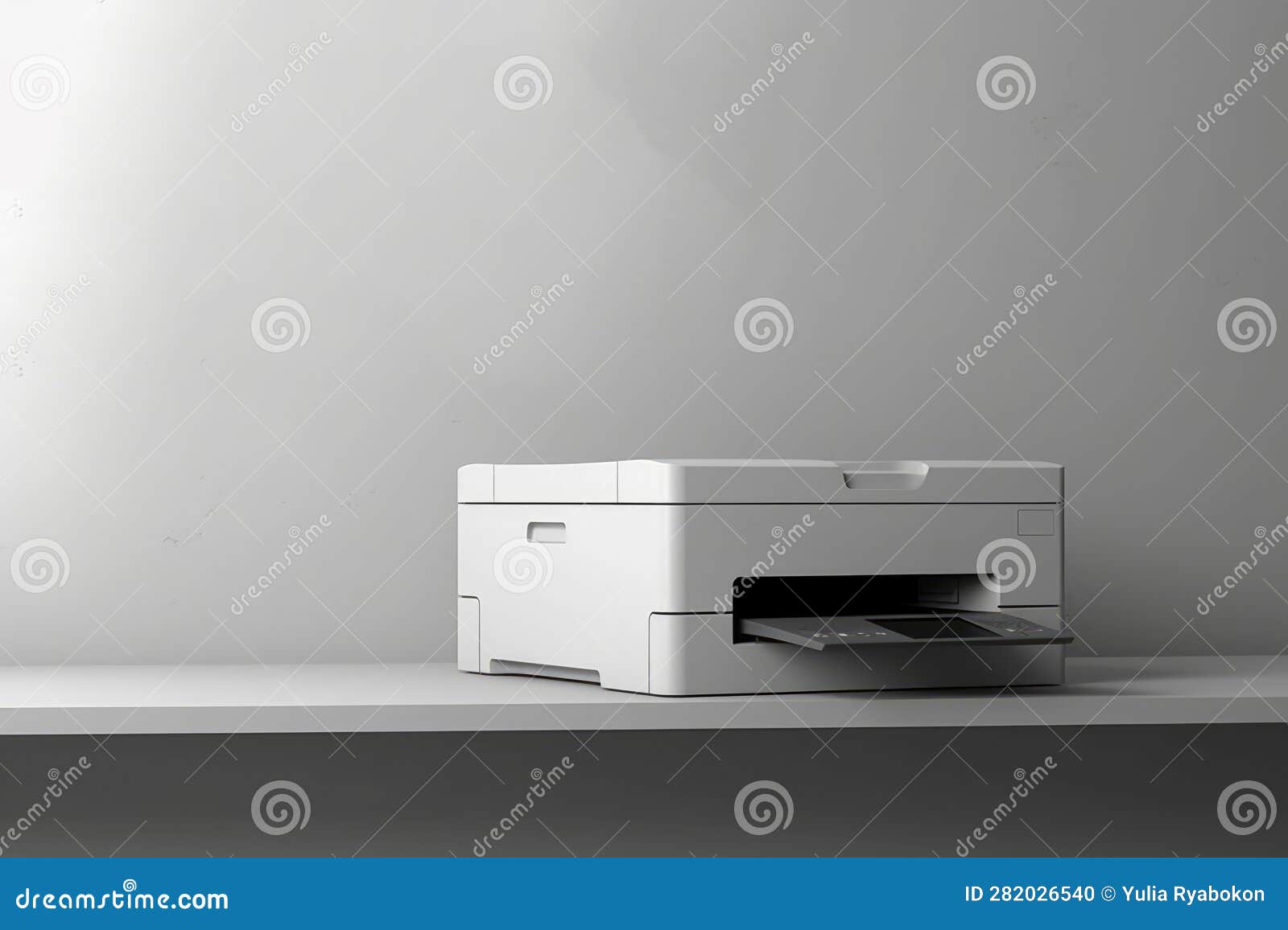 Printer paper. Generate Ai stock illustration. Illustration of ...