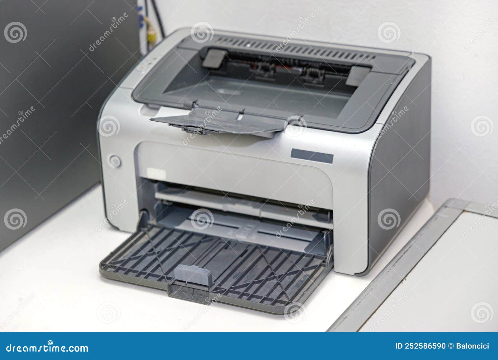 Printer without Paper stock photo. Image of office, 2022 - 252586590
