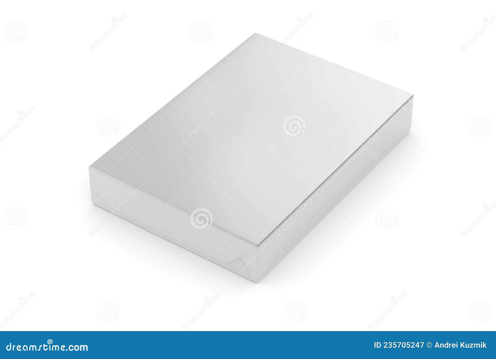 Printer Paper Ream Mockup. Isolated in, 3d Rendering Stock Illustration ...