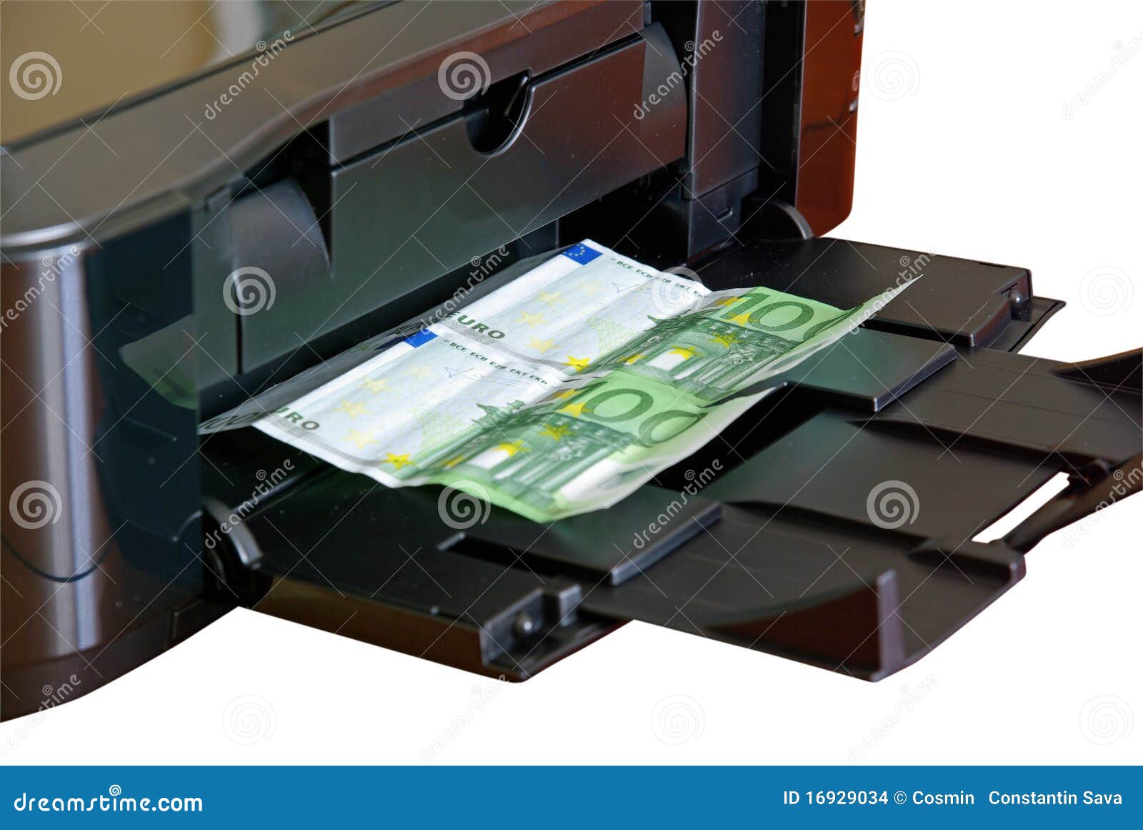 Printing Money Royalty-Free Stock Image | CartoonDealer.com #83788066