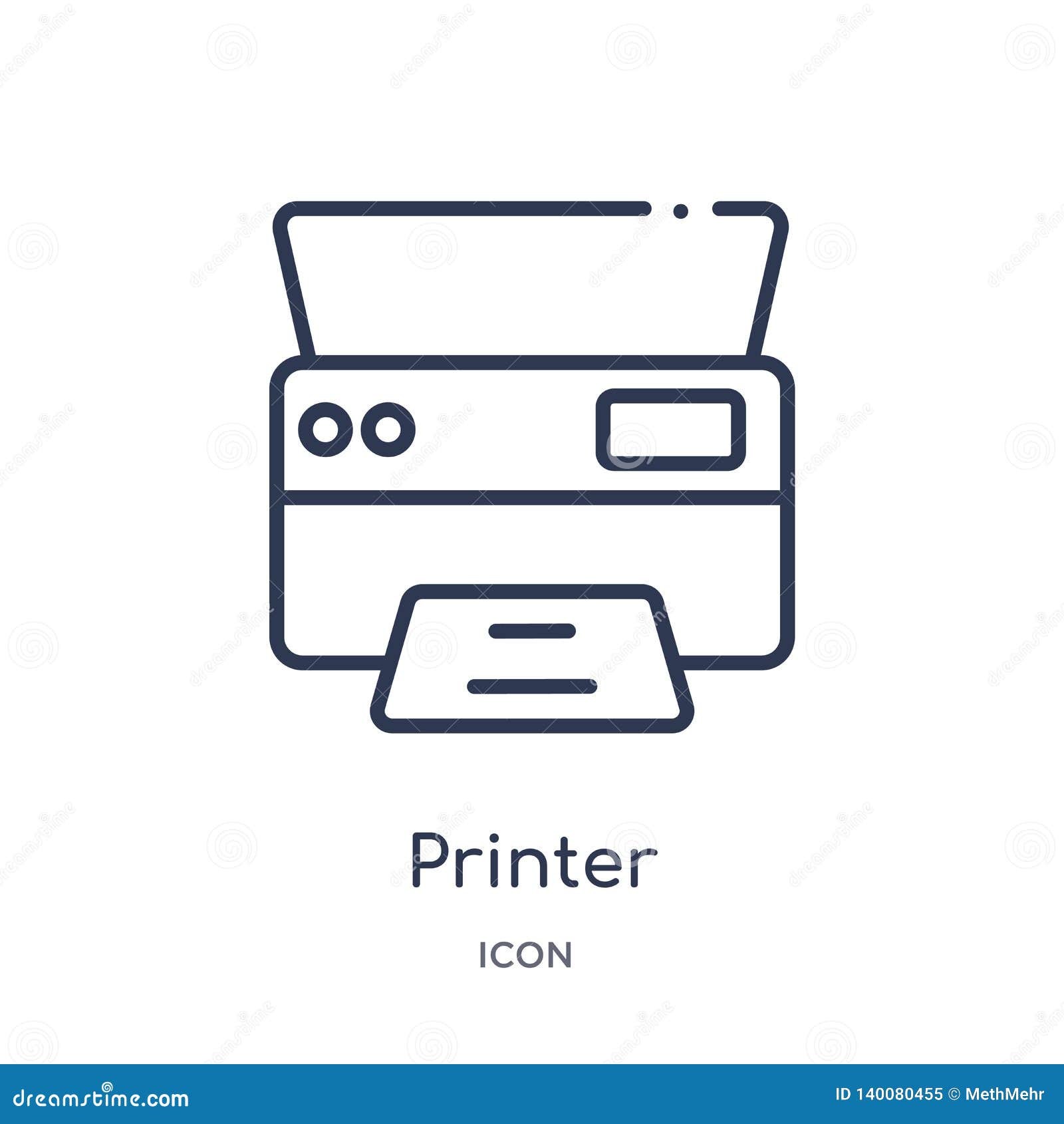 Printer Printing Squares Icon from User Interface Outline Collection ...