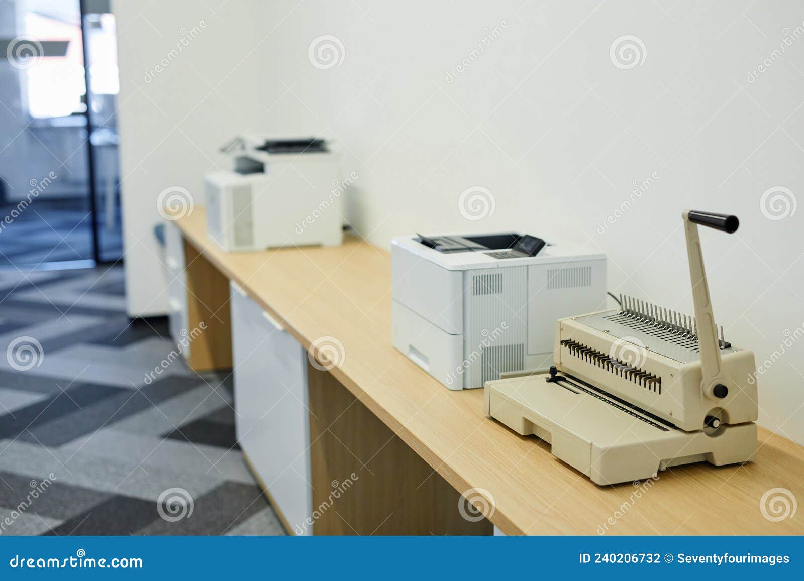 Printer Room in Office stock photo. Image of business - 240206732
