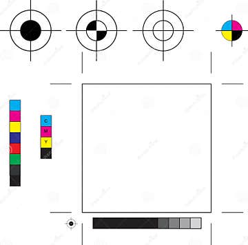 Printer s Marks stock illustration. Illustration of marks - 5929762