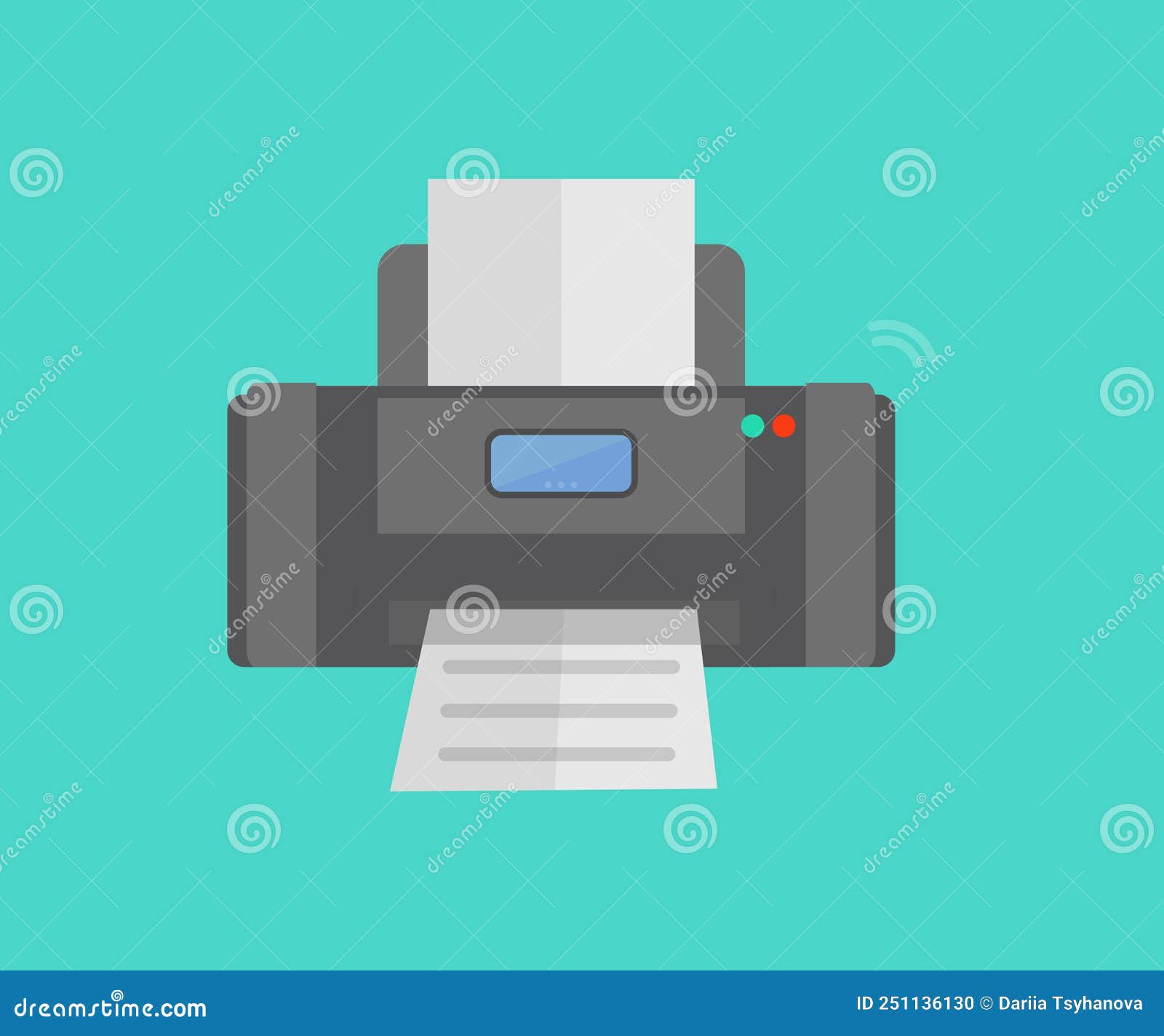 Printer and Scanner, Printer Scanner Laser Office Logo Design ...