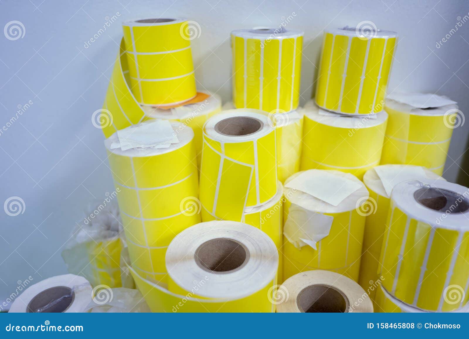Sticker a yellow stock photo. Image of design, print - 158465808