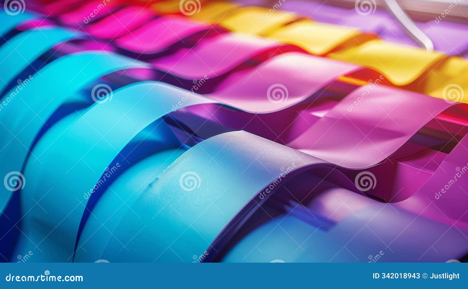 The Printer is Stocked with Colorful Paper Perfect for Creating ...