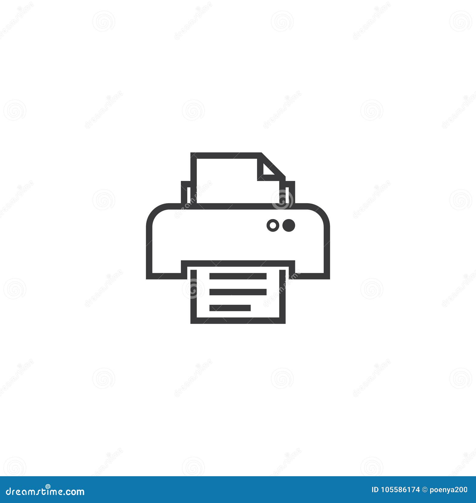 Printer Icon Pixel
