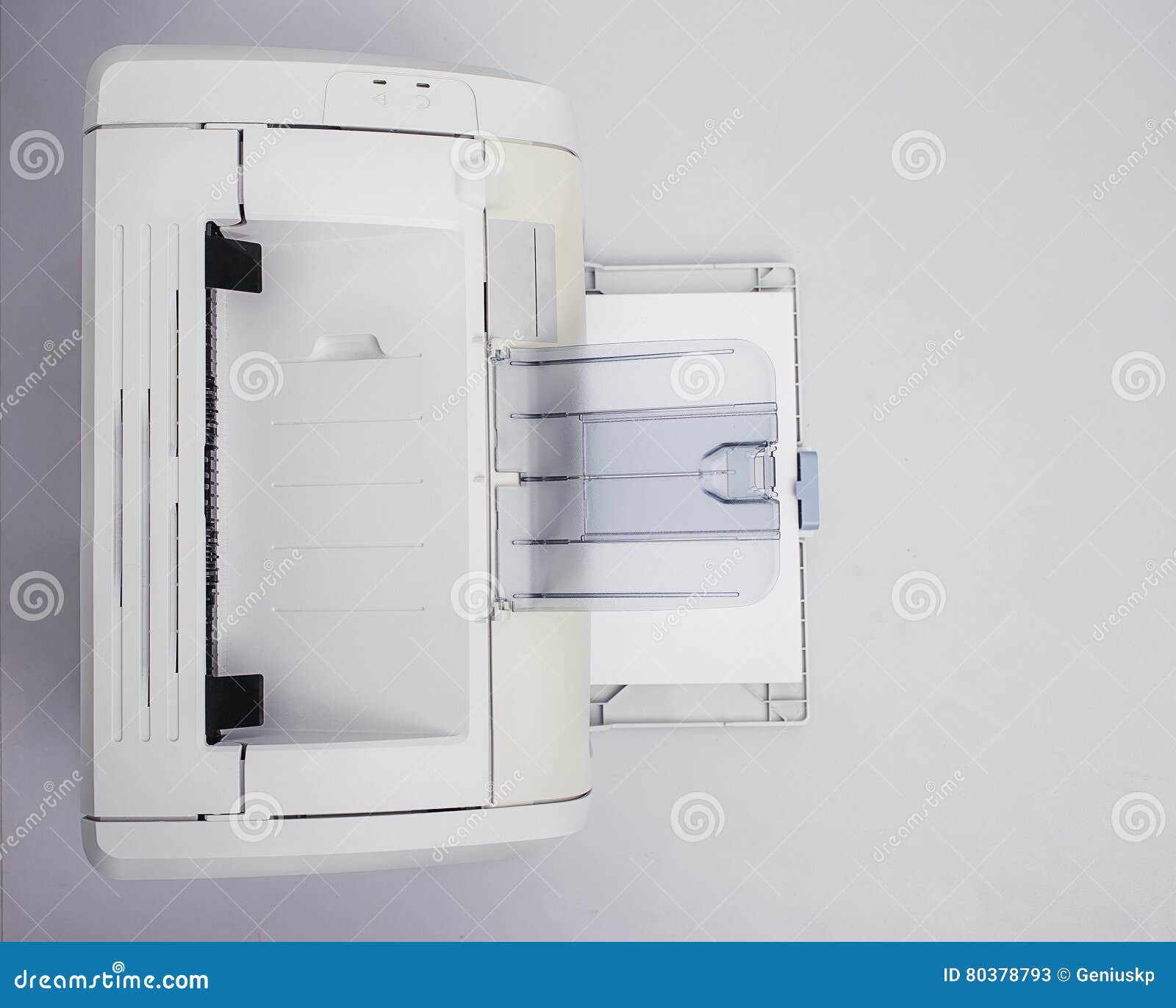 Printer on the table stock image. Image of person, laser - 80378793