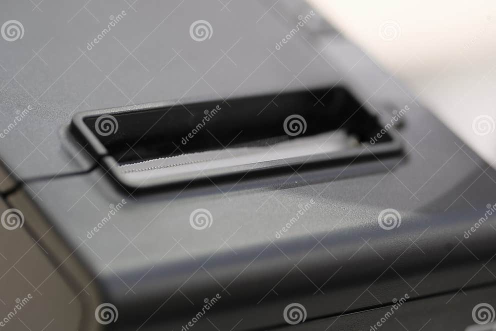 Printer for till slips stock photo. Image of payment - 89825178