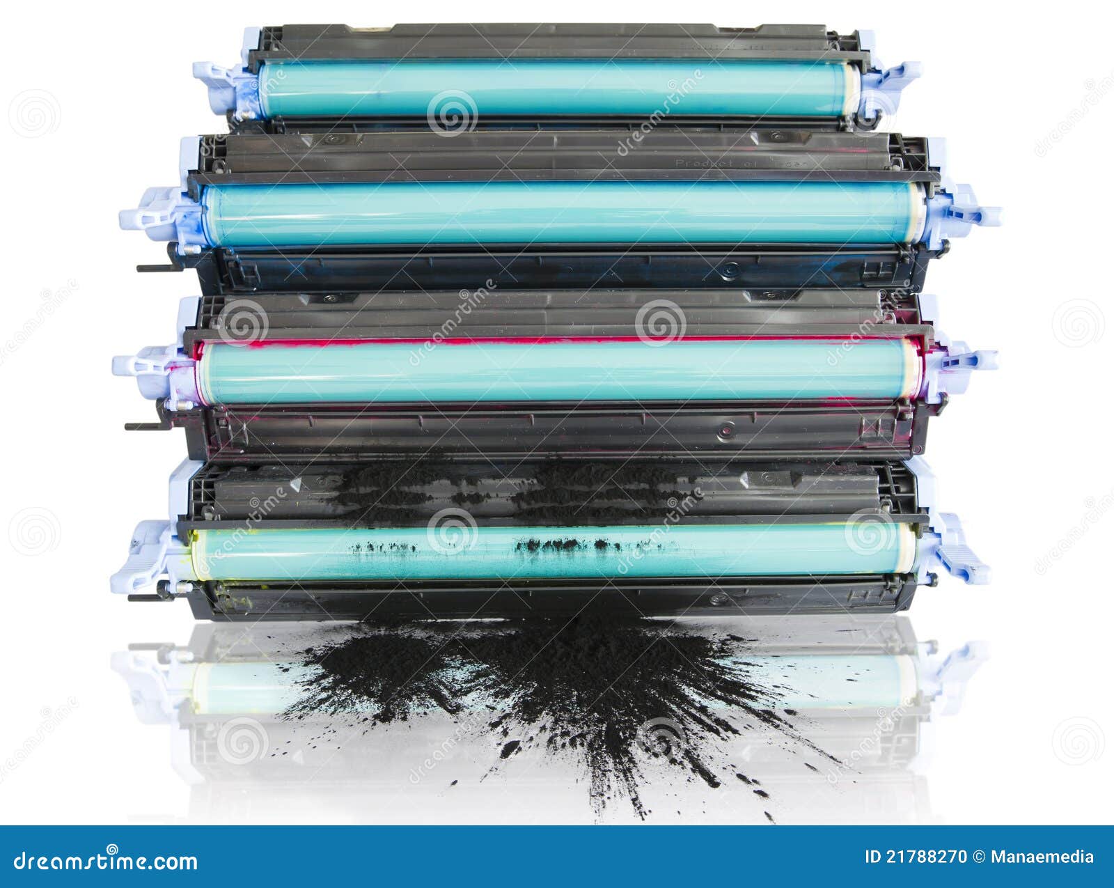 Printer toner cartidges stock photo. Image of color, refill - 21788270
