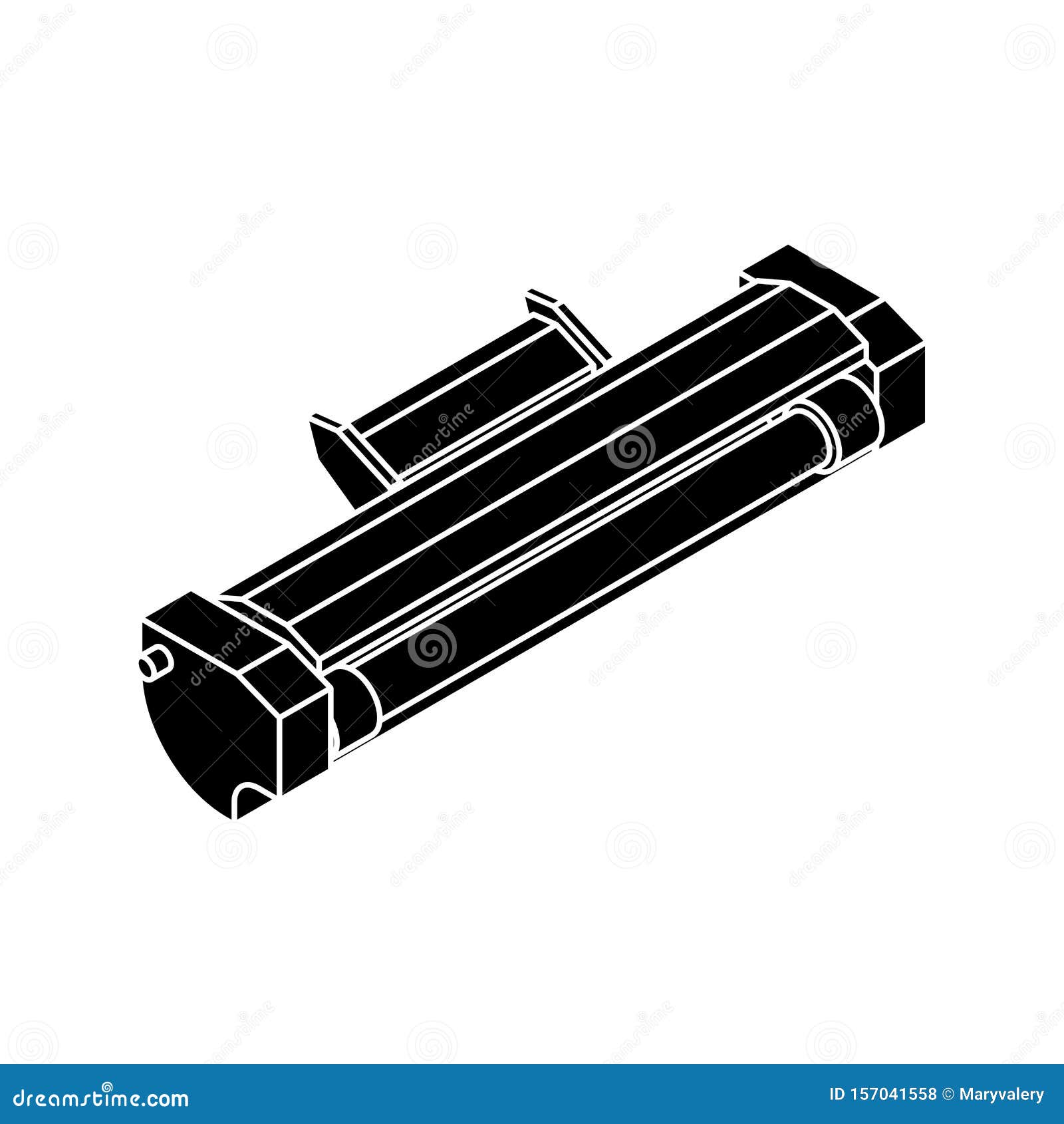 Set Of Printer Toner Cartoon Icon Design Template With Various Models ...