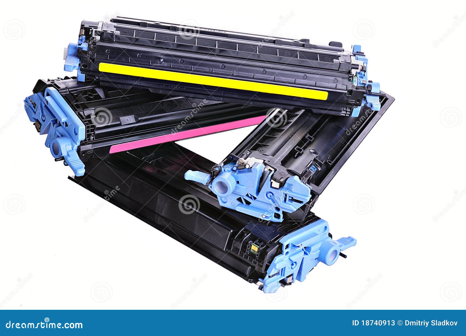 Printer toner cartridges stock image. Image of improvement - 18740913