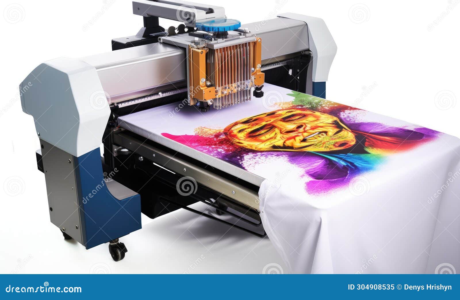 A Printer with a Unique Design Featuring a Mask Print Stock ...