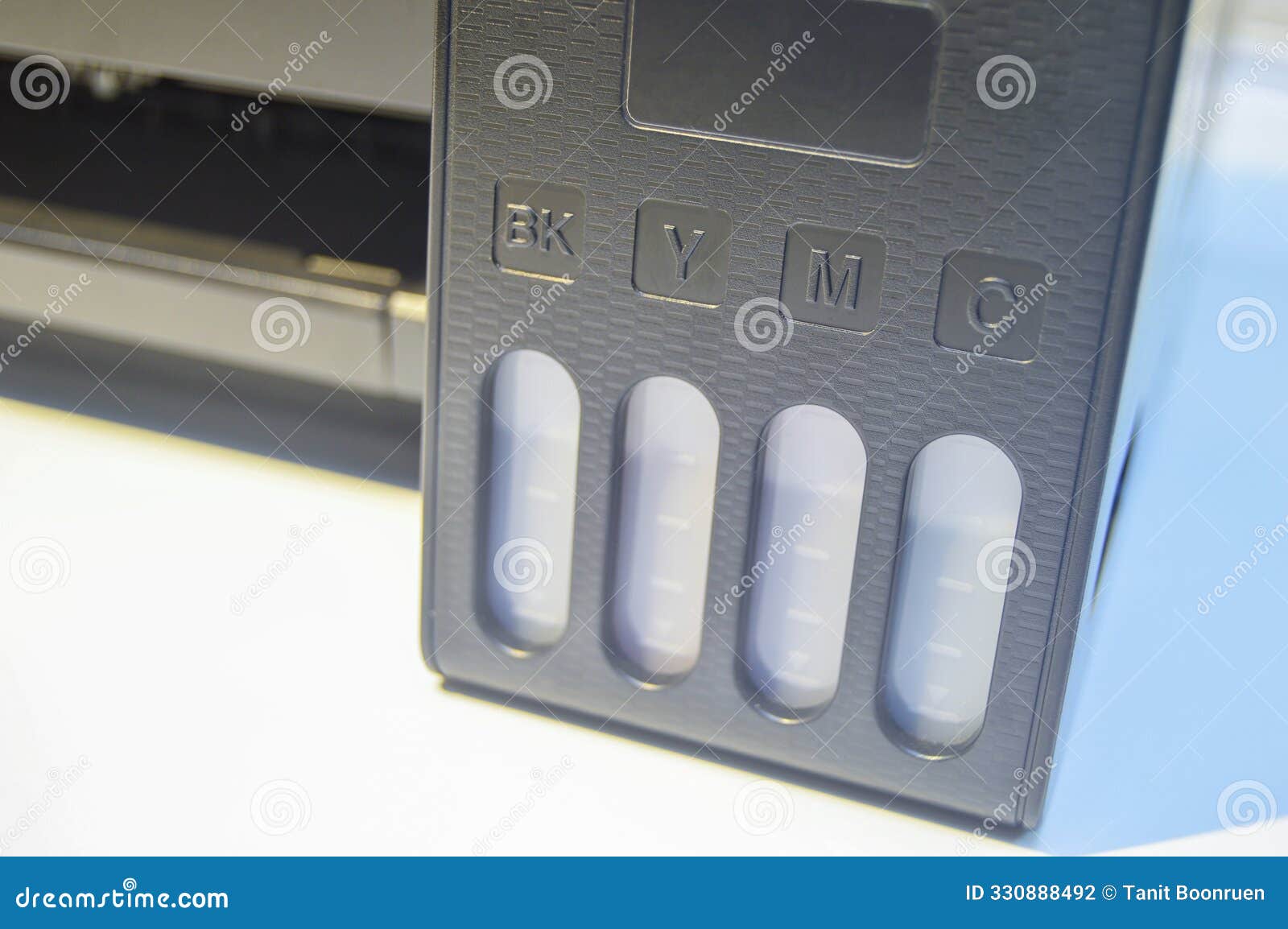 Printers Refill Ink Tank Type are Very Popular Nowadays Stock Photo ...