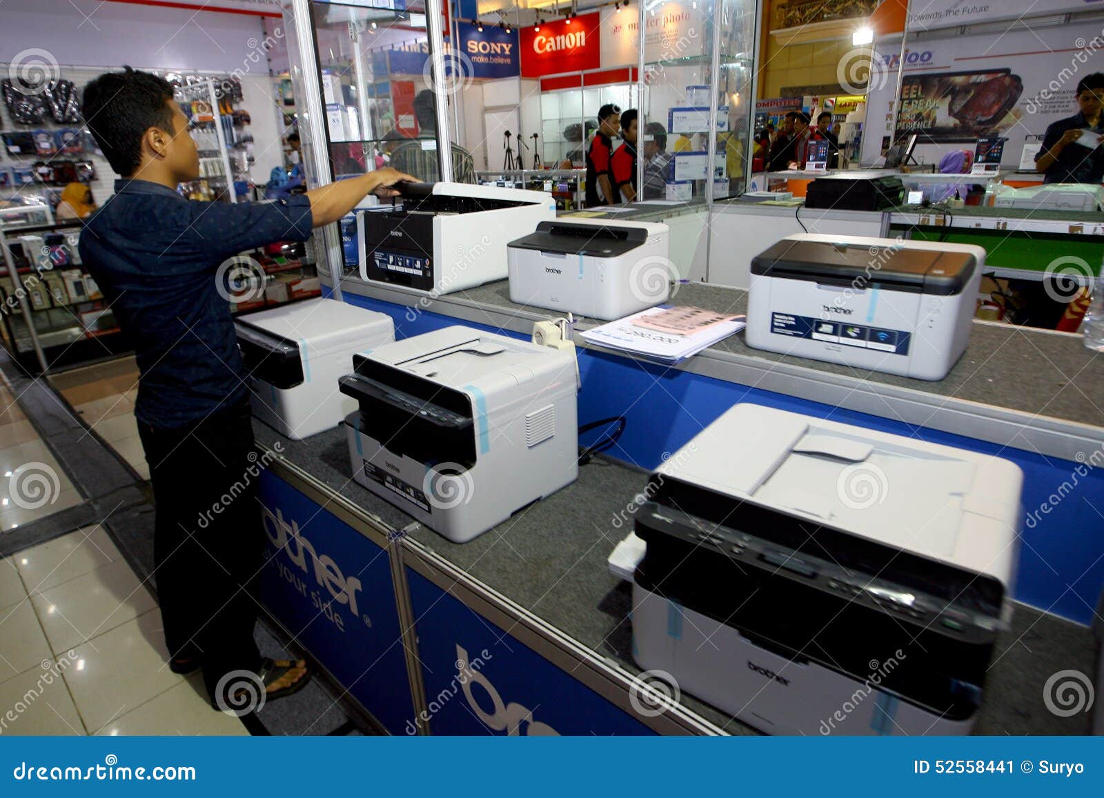 Printers editorial photo. Image of convention, version - 52558441