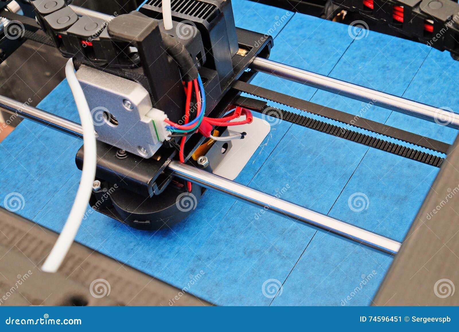 Printhead of the 3D Printer Stock Image - Image of process, design ...