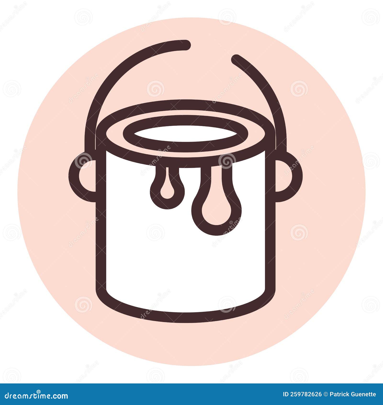 Printing Color Bucket, Icon Stock Vector - Illustration of green, fresh ...