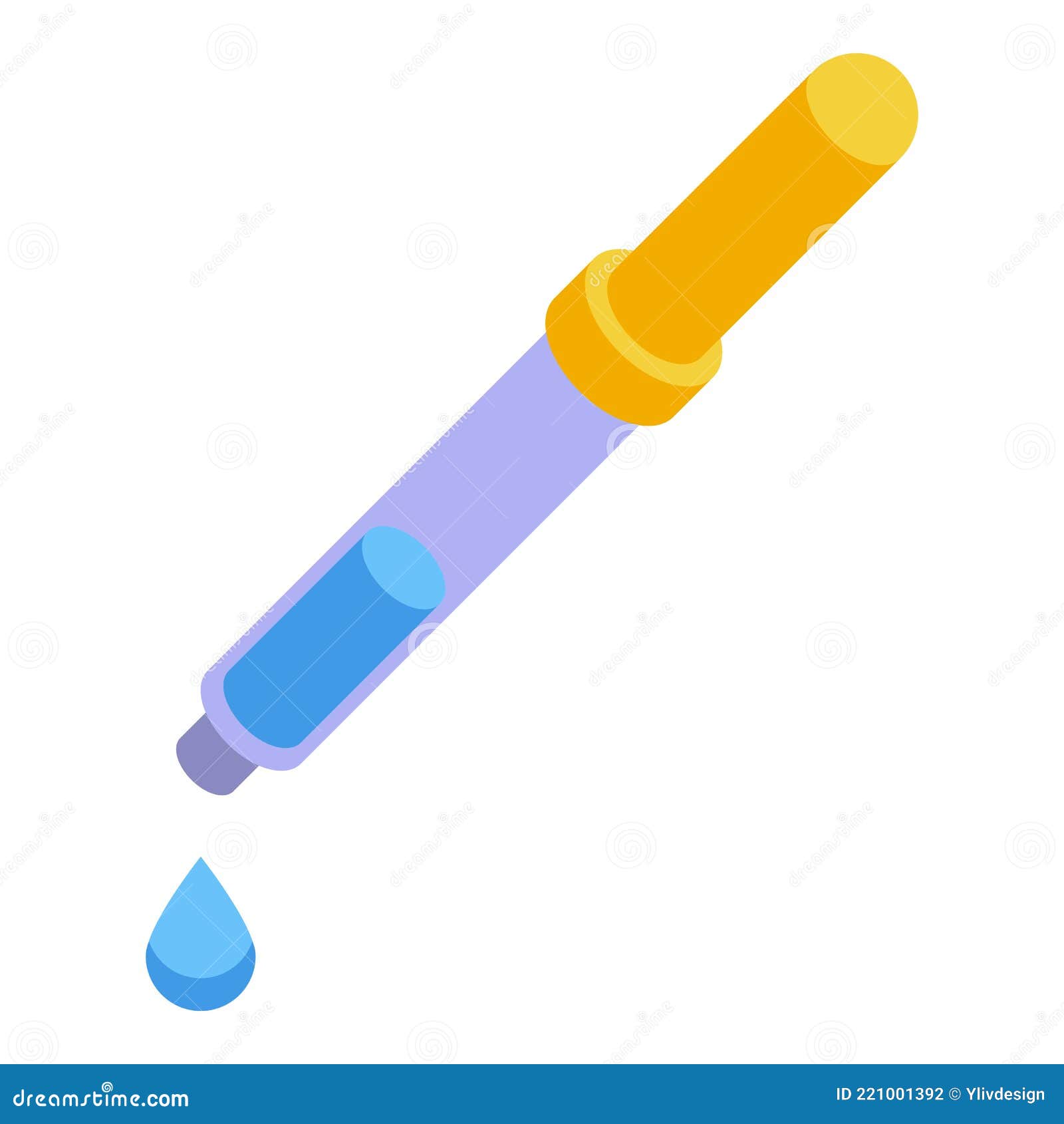 Printing Color Dropper Icon, Isometric Style Stock Vector ...