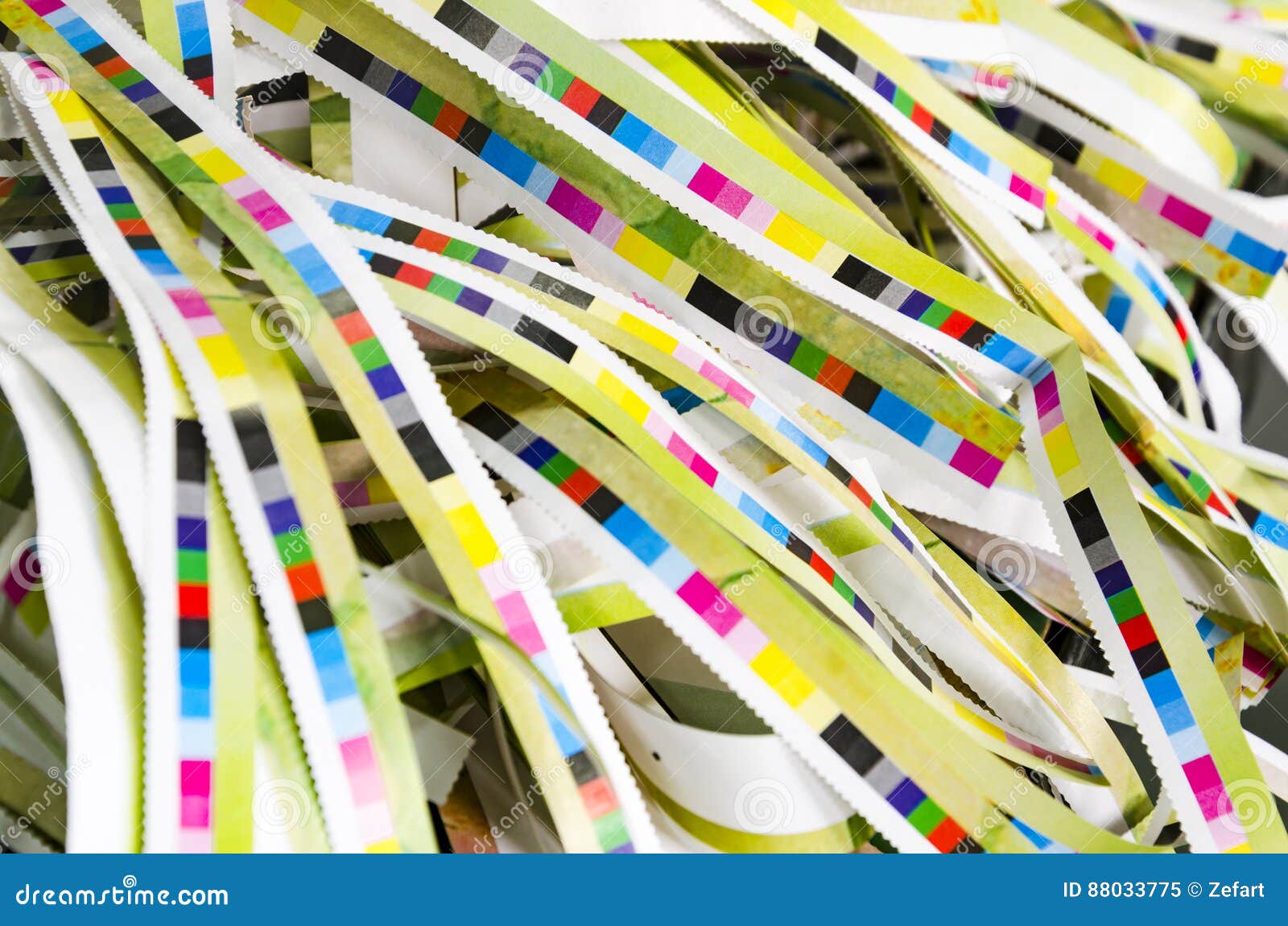 Printing Color Reference Bars Stock Image - Image of pattern, close ...