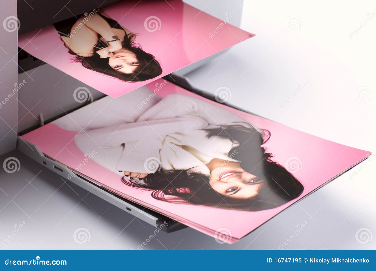 Printing colorful photos stock image. Image of bright - 16747195