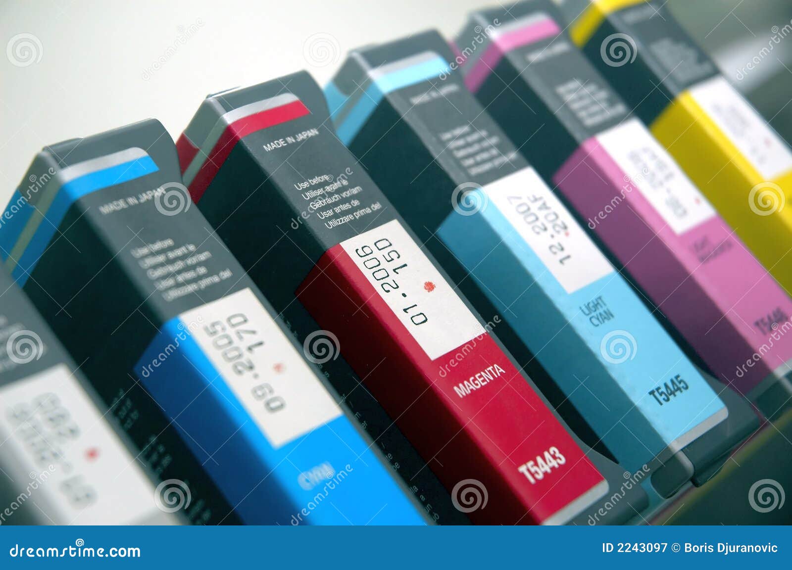 Printing colors stock image. Image of large, printing - 2243097