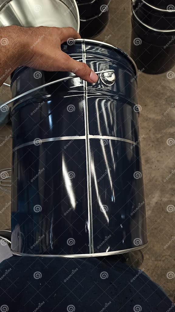 Printing defects on cans stock photo. Image of defects - 265270480