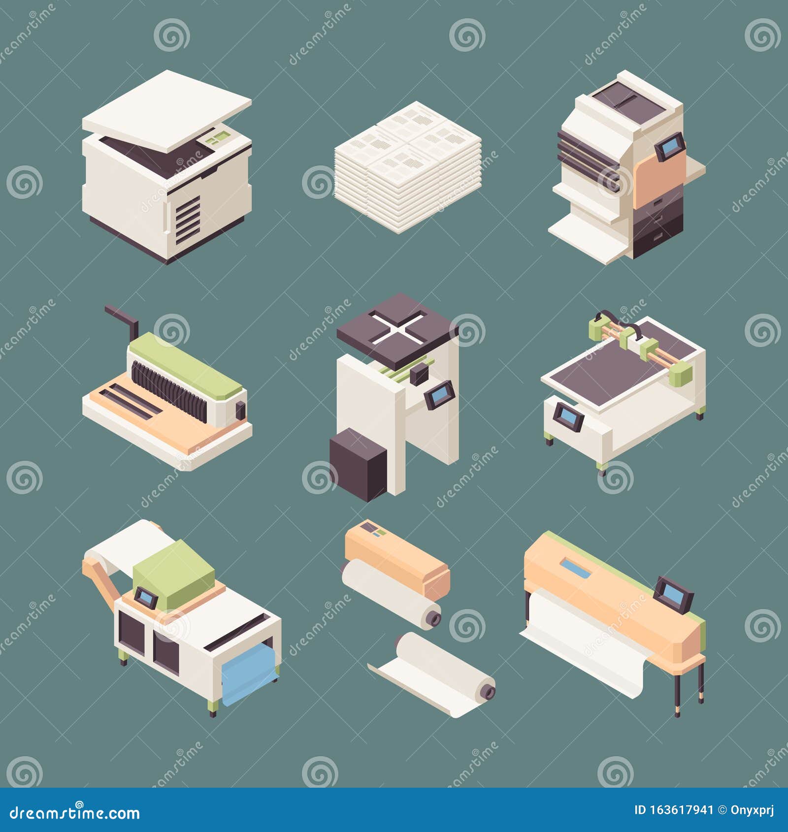 Printing Equipment. Paper Industry Offset Printer Plotter Rolls Inkjet ...