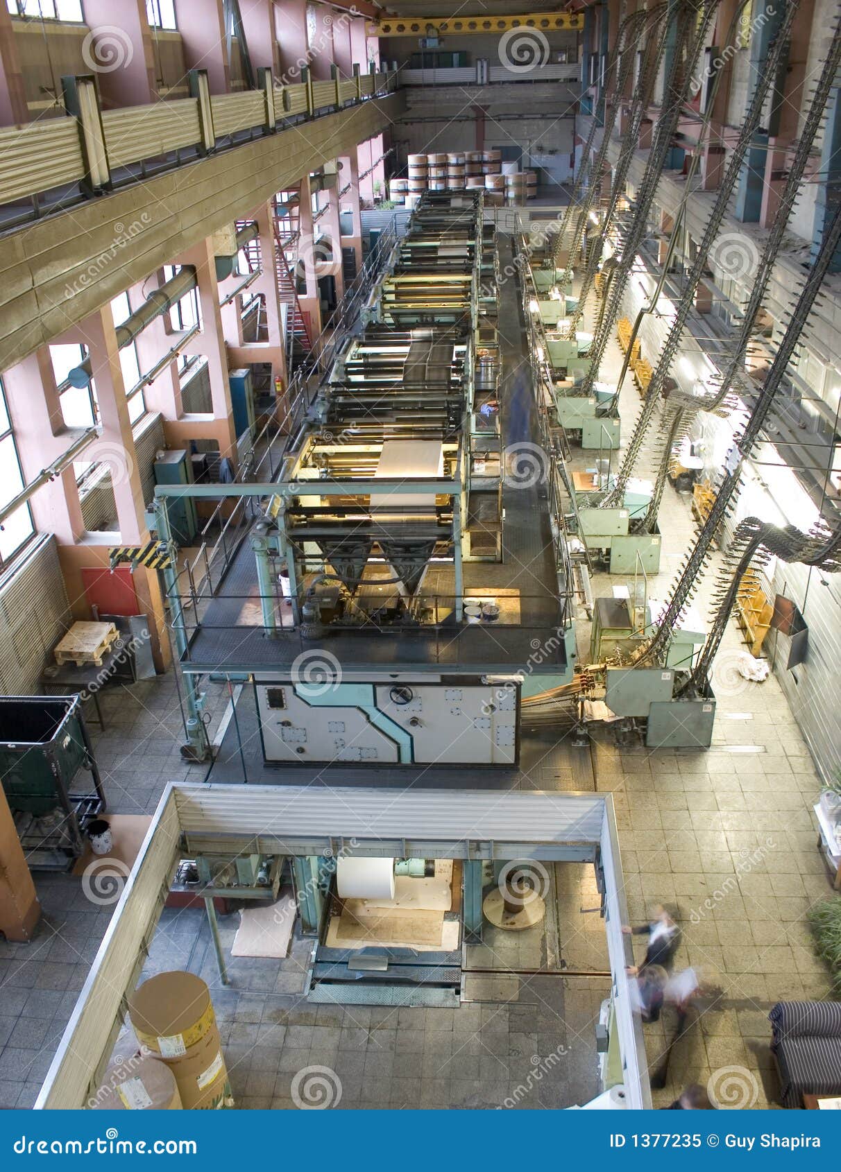 Printing house stock image. Image of equipment, technology - 1377235