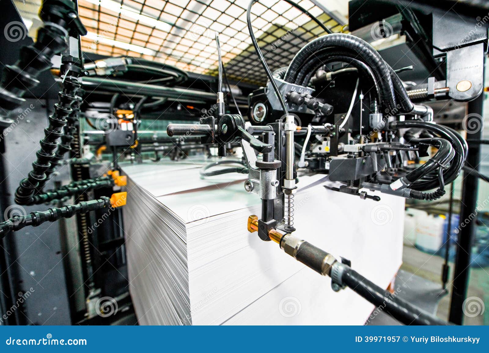Printing house stock image. Image of conveyor, paper - 39971957