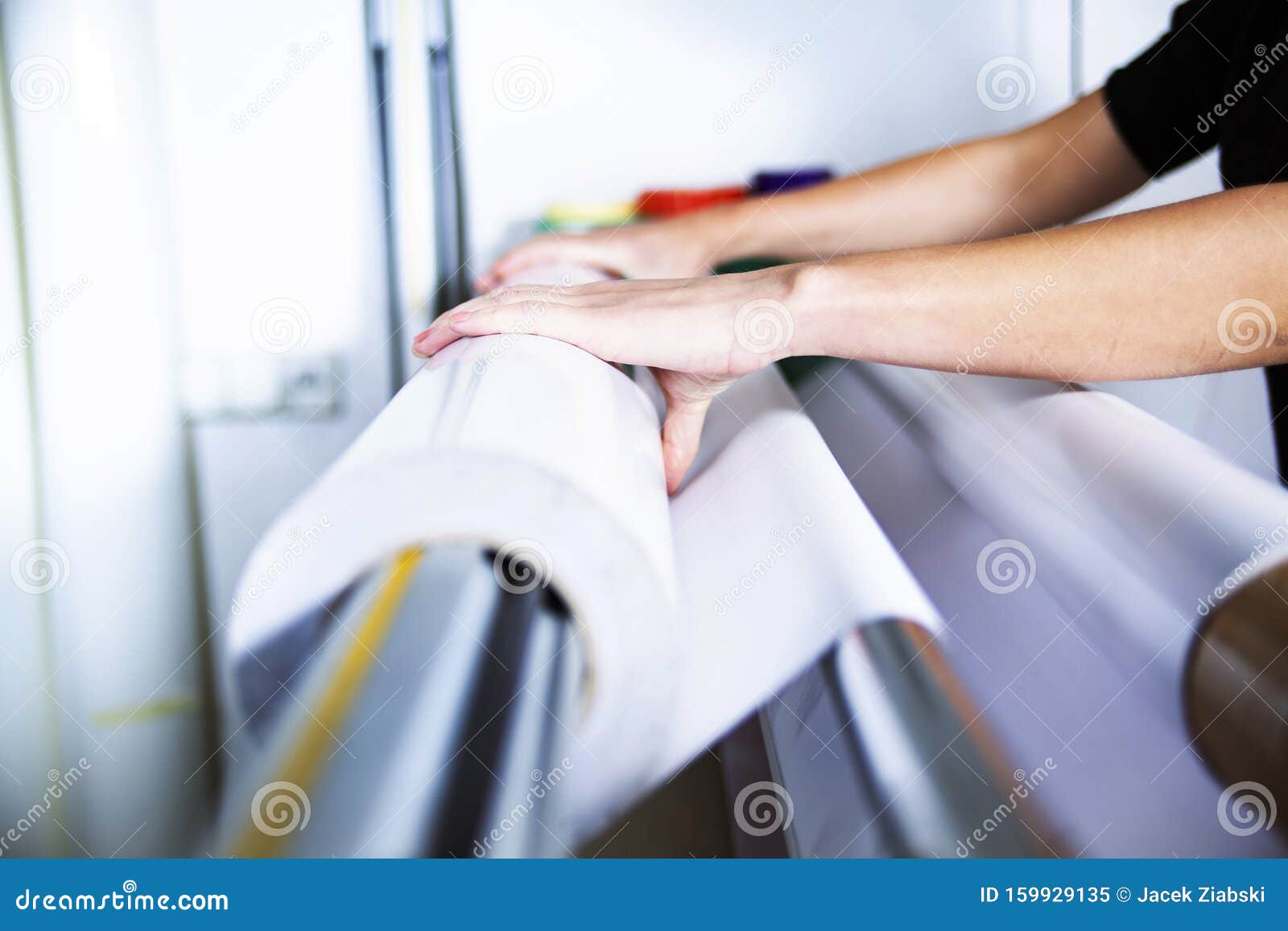 Printing House, Service of the Printing Process. Printing Plotter ...