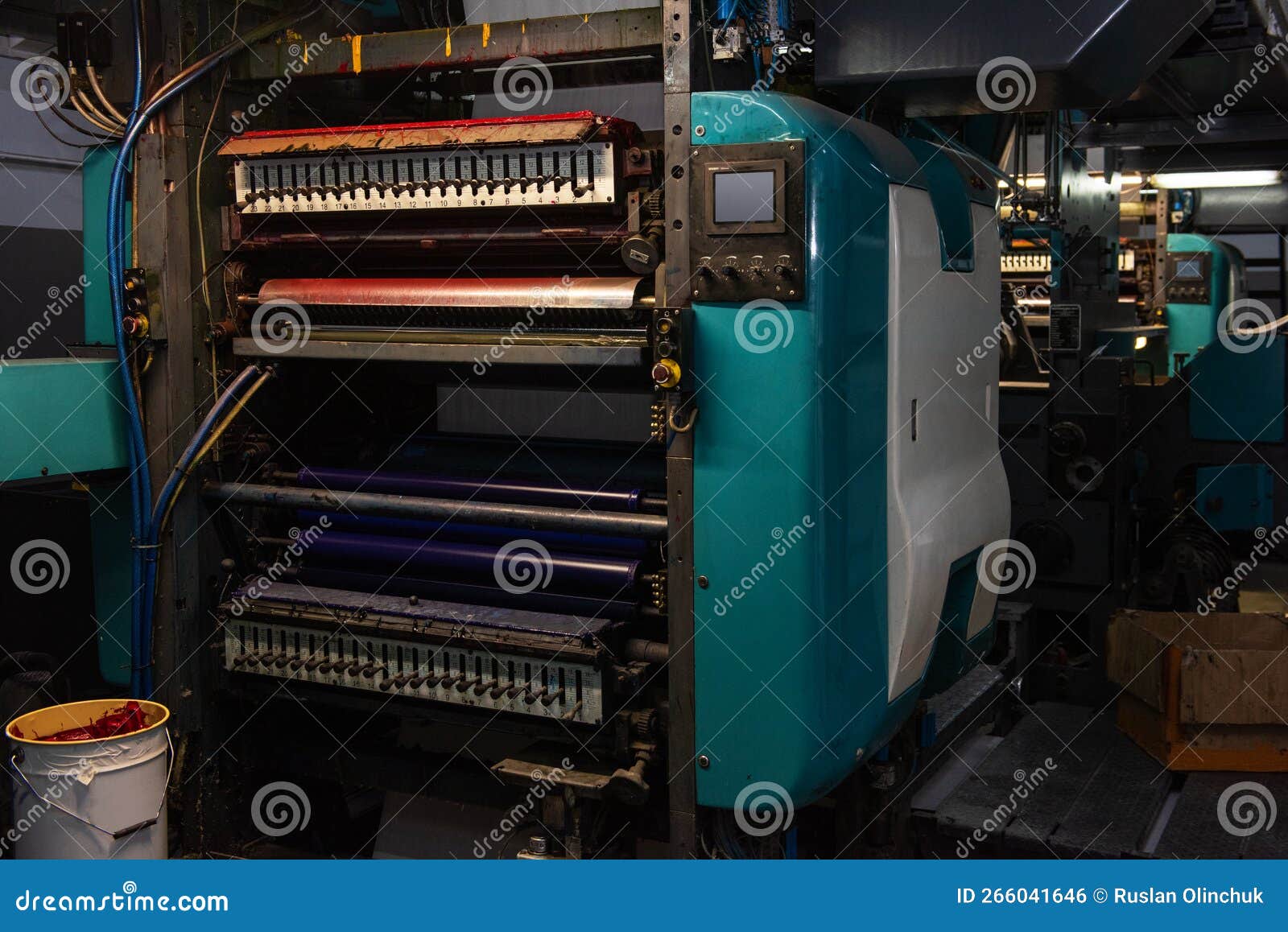 Printing House Warehouse Interior Stock Photo - Image of industry ...