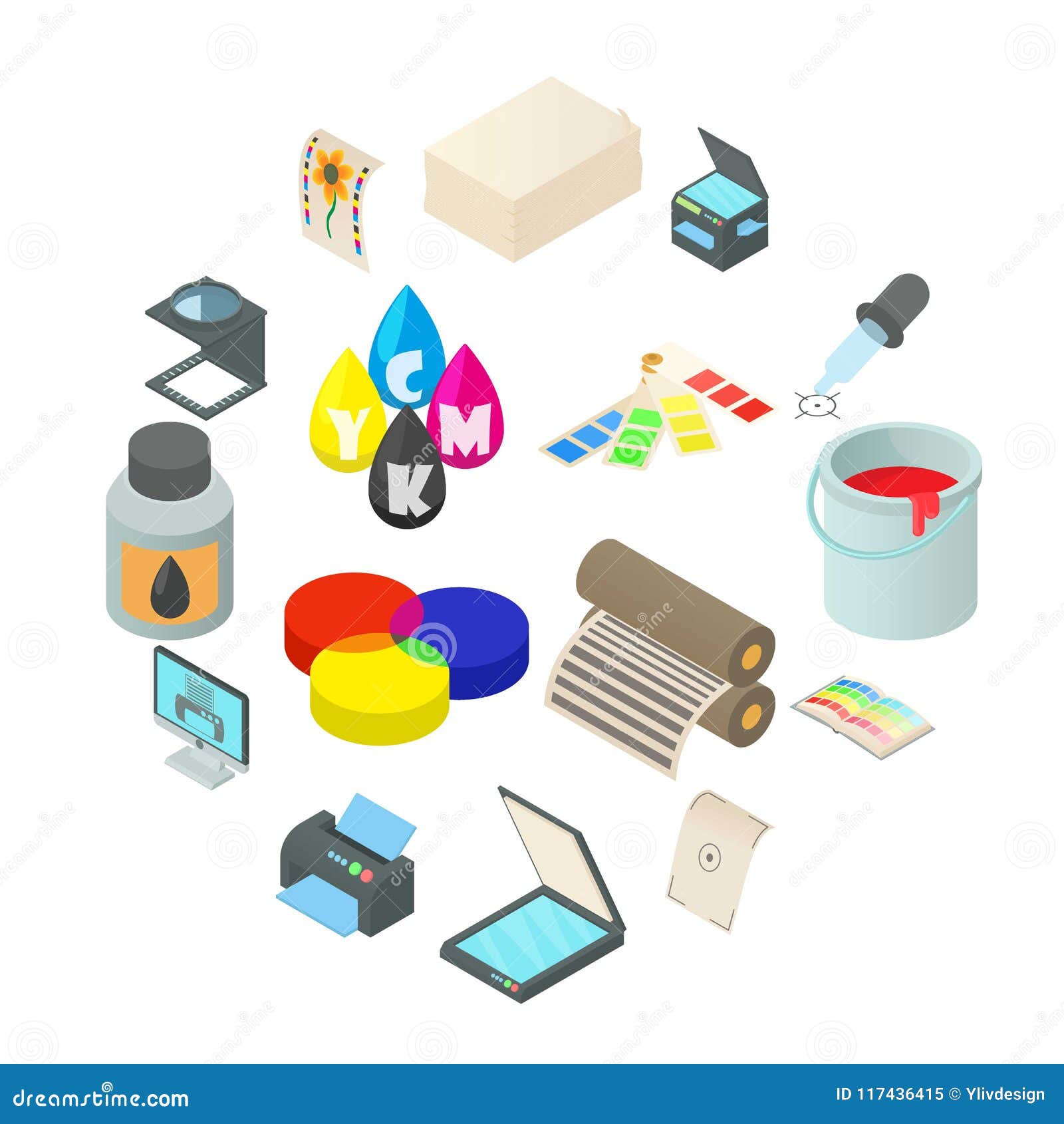 Printing Icons Set, Simple Style Stock Vector - Illustration of ... Printing Icons Set, Simple Style Stock Vector - Illustration of ...