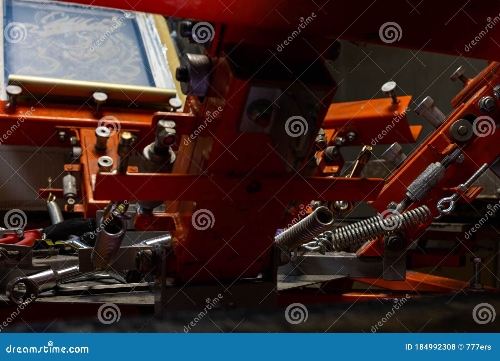 Printing Images on T-shirts in a Design Studio Stock Photo - Image of ...