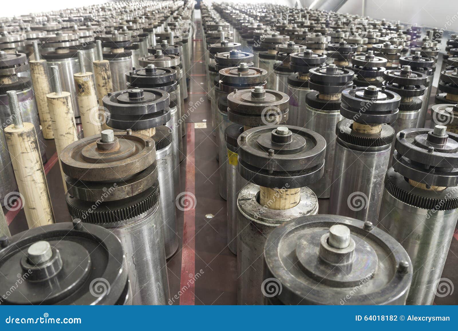 Printing Industry Rollers stock photo. Image of printing - 64018182